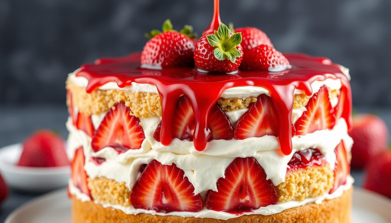 How to Make the Best Strawberry Earthquake Cake