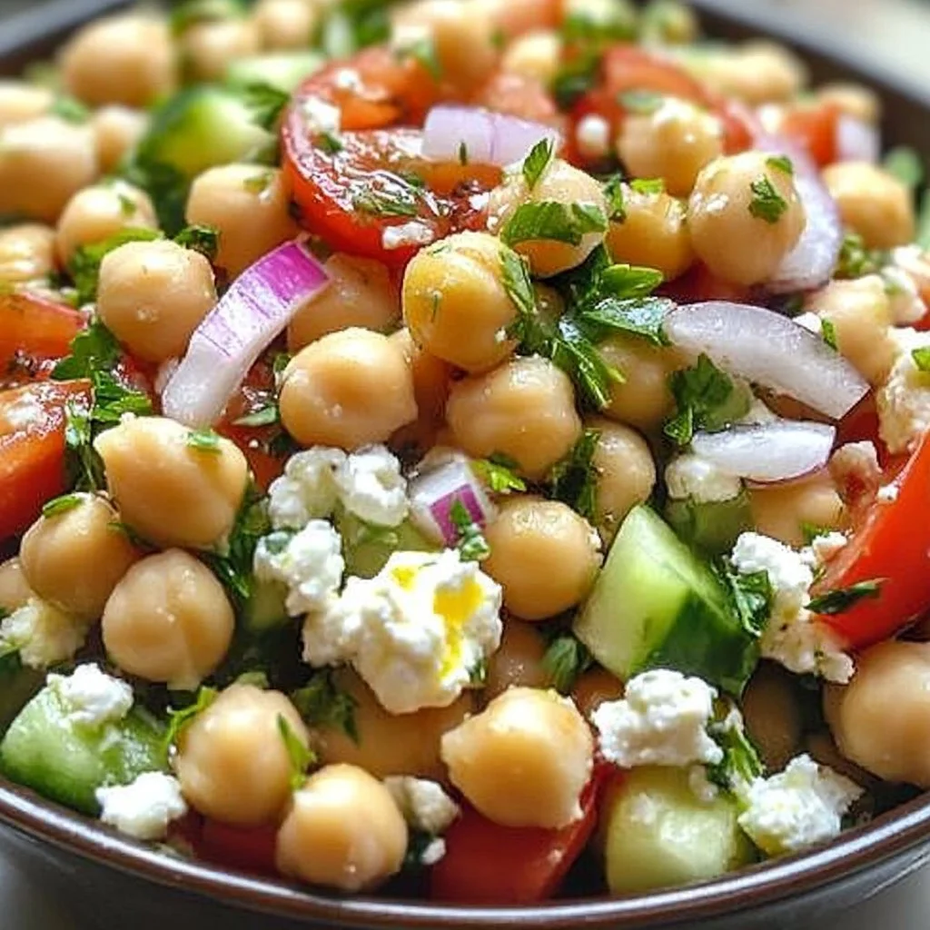 Cottage Cheese Chickpea Salad Bowl: 15-Minute Delight